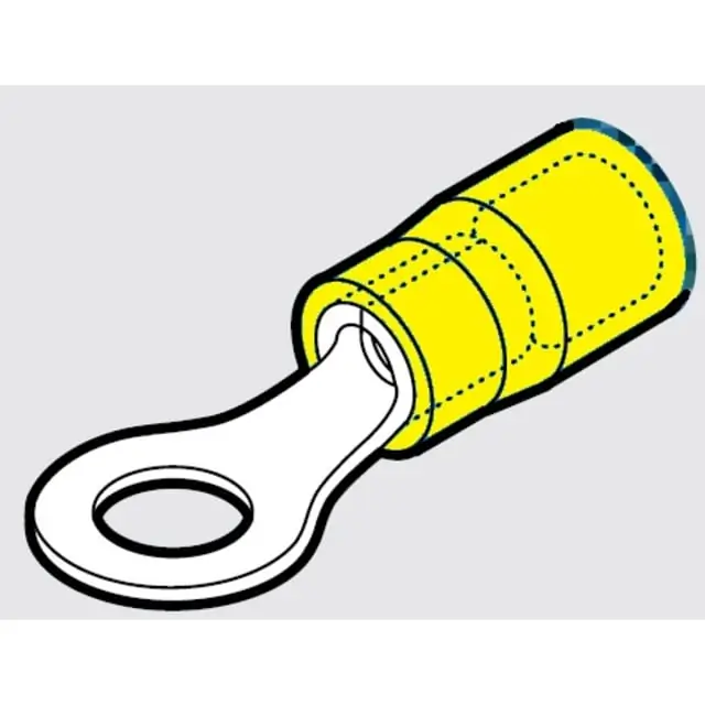 Cembre gp-m12 | capocor.halogen free giallo occh.vite 12mm. - dibiasi.it